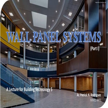 Lecture on Wall Panel Systems (Part I).pdf