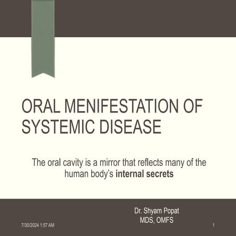 oral manifestation of systemic diseases.ppt