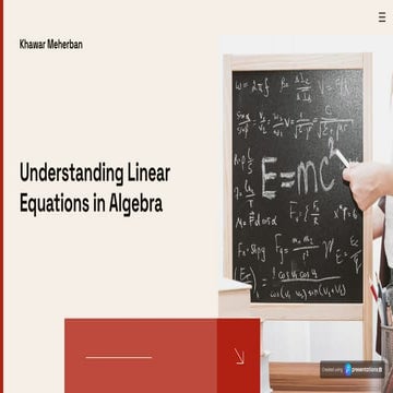 Lecture Presentation on Algebra Linear Equations.pdf