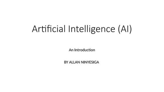 Types of artificial intelligence | PPTX | Artificial Intelligence | Technology & Computing