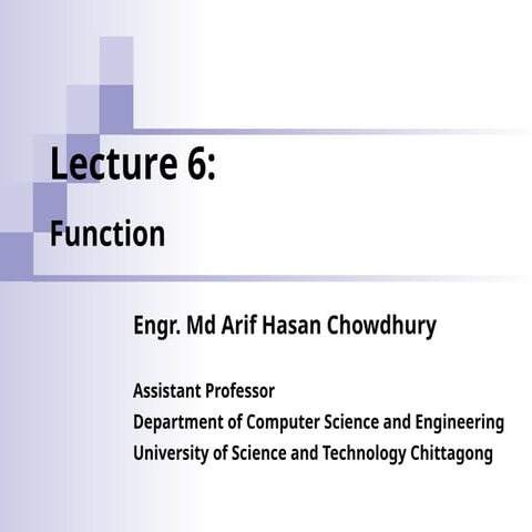 SPL Lecture Slide 08- Array sing and Multi dimentional.ppt