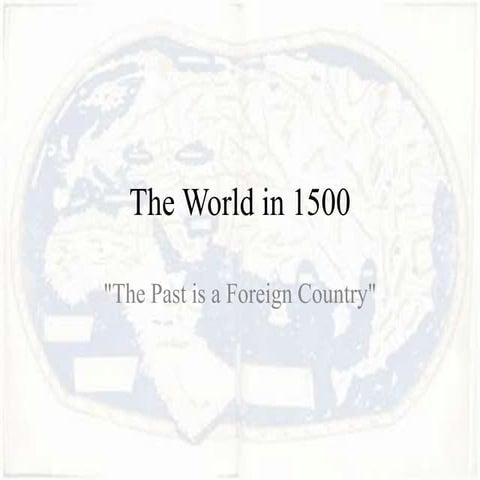 The World in 1500 | PPTX