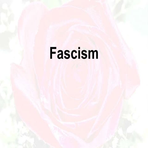 20th Century Fascism | PPTX