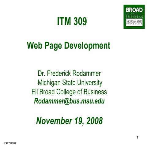 Website Building 101 for Small Business Presentation | PPT