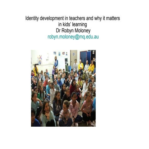 Lecture: Teacher identity and impact on literacy | PPT