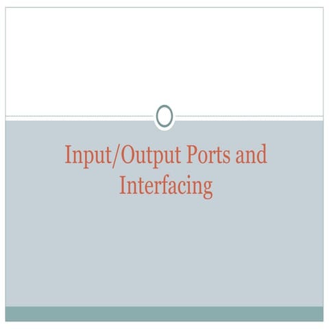 Microprocessor Design And Lecture Threeppt