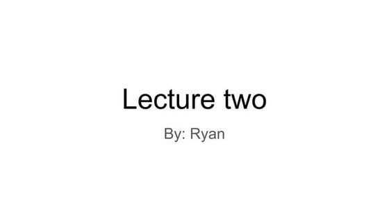 Lecture 2 Ppt 6503