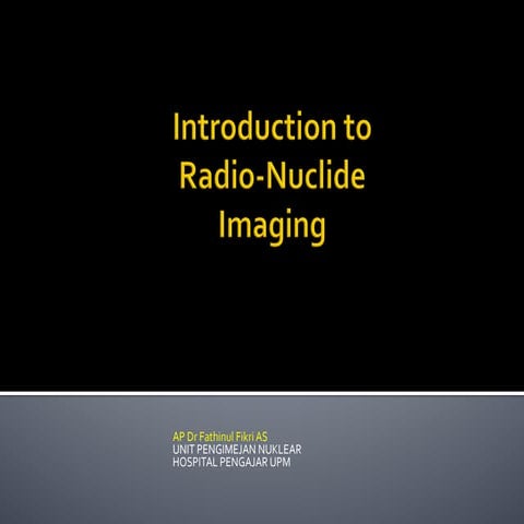 Introduction to Nuclear medicine | PDF