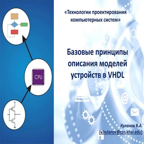 Basic Principles Of Projects Description In Vhdl Entity Architecture Library Package Ppt 