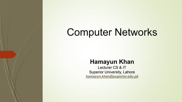 Lecture W5 Cn Ip Subnetting P2 Pptx