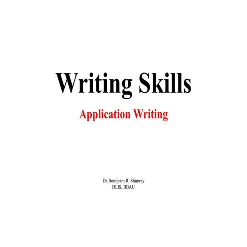 Lecture Writing Skills Application Writing.pdf