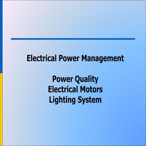 Power Management in BMS | PPT