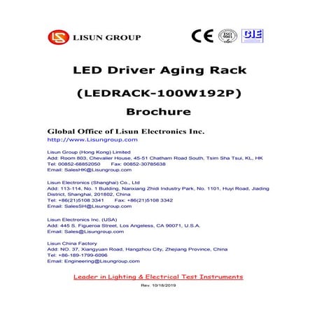 Led driver-aging-rack | PDF
