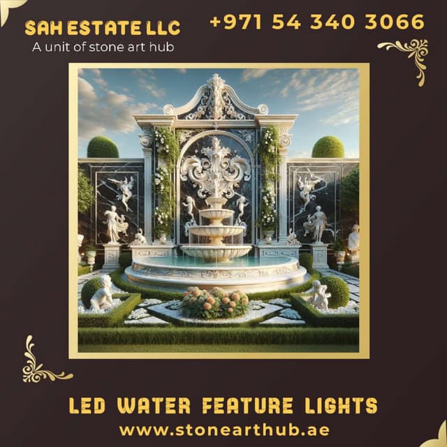 Led Water Feature Lights - SAH ESTATE LLC | PDF