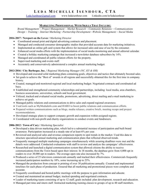 Lisa Menner Resume | PDF