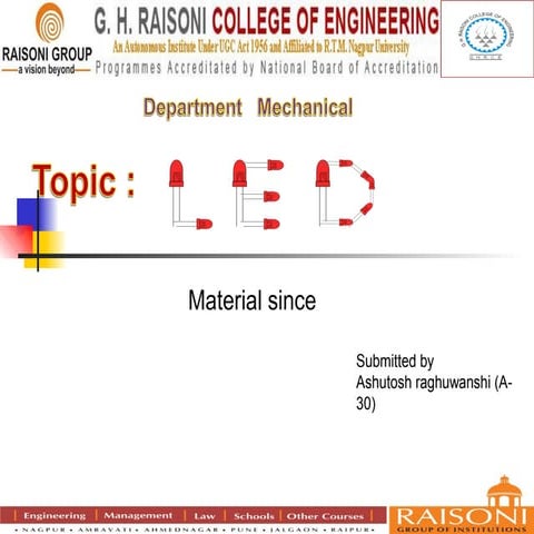Led by ashutosh | PPT | Physics | Science