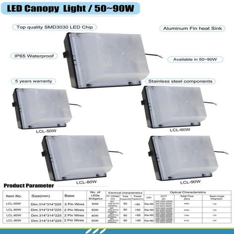 Led canopy light Catalog | PDF
