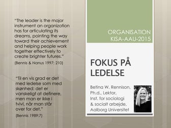 Krop & Ledelse | PPT