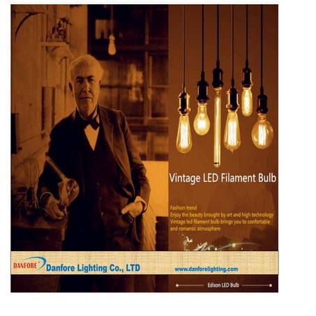 Led filament bulb catalog by Danfore | PPT
