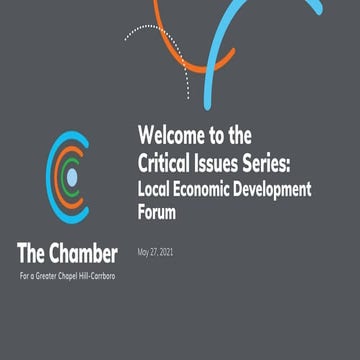 2021 Critical Issues Series: Local Economic Development Forum | PPT