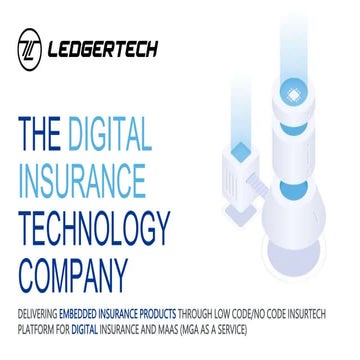 Ledgertech - Insurtech Innovation Award 2024 | PPTX | Travel Insurance | Insurance