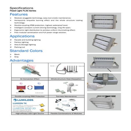 Led high bay light fl2 c series | PDF