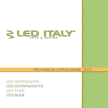 Led italy brochure_2012_proiettori_e_lampade_it-en_high_quality | PDF