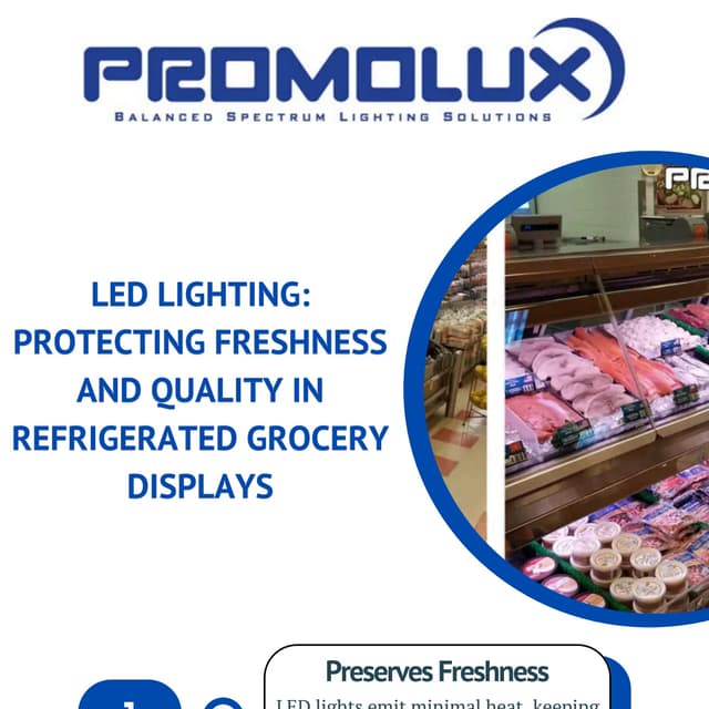 LED Lighting Protecting Freshness and Quality in Refrigerated Grocery ...