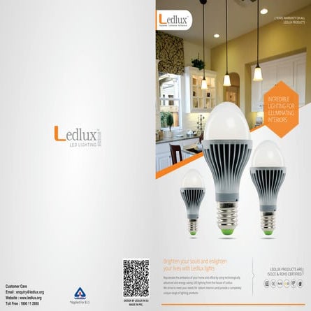 LEDLUX INDIA NEW MINI BROCHURE | PPT