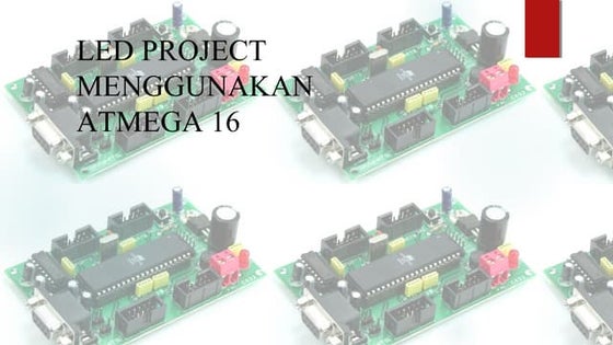 LED Flip-flop dengan Atemega16 | PPT