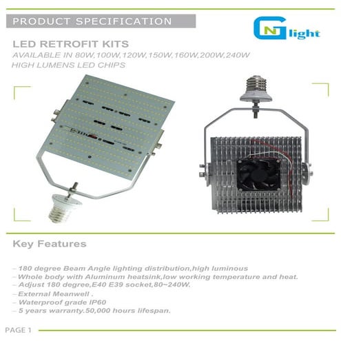 200W LED STREET LIGHT NEW | PDF