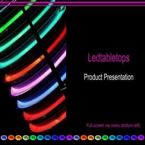 Ledtabletops presentation | PPT