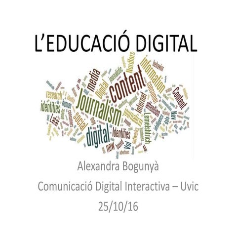 L’educació digital | PPT