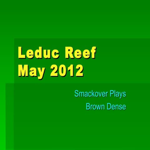 Leduc reef | PPT