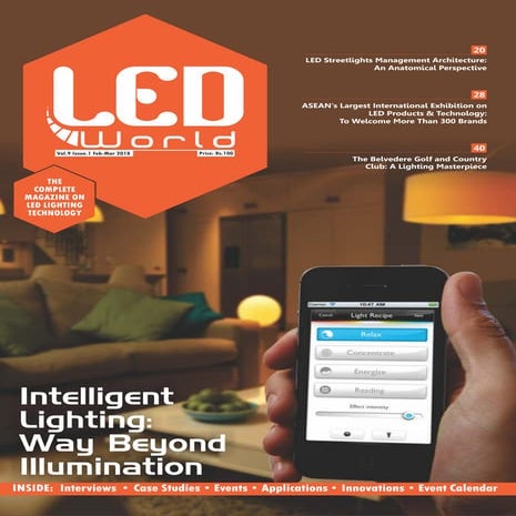 Led World Magazine- Intelligent Lighting: Way Beyond Illumination | PDF