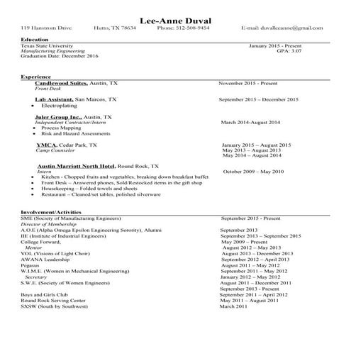 Holly Ruff Resume | PDF