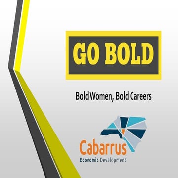 Lee Ann Nixon WEDN 2018 Go Bold-Bold Women Bold Careers | PPTX