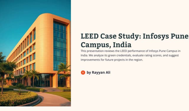 INFOSYS GREEN BUILDING | PPTX