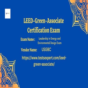LEED Green Associate Certification Exam Study Guide and Tips | PDF