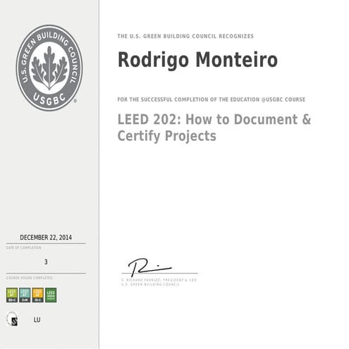 LEED 202 - How to document and certify projects | PDF