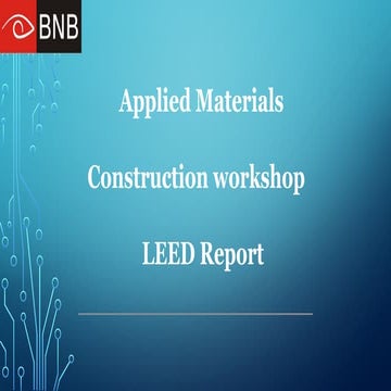 LEED Applied Materials in c and I Projects ..pptx