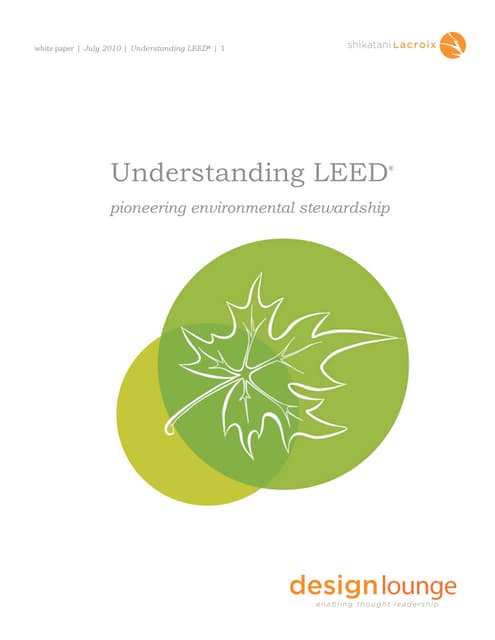 Leed | PPTX | Indoor Environmental Quality | Home & Garden
