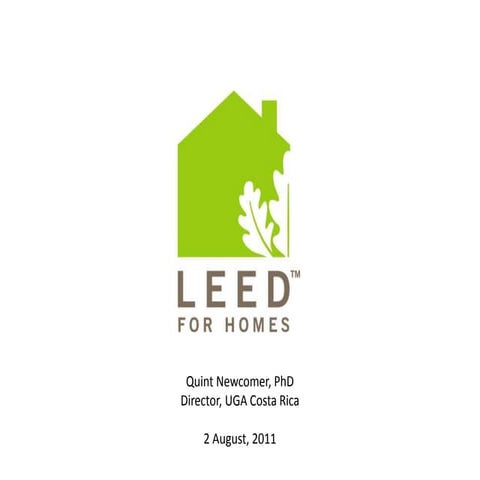 LEED for Homes | PPTX