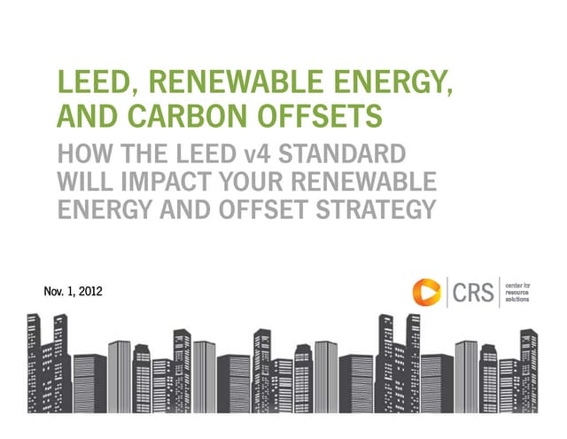 LEED v4 GA exam flashcards | PPTX