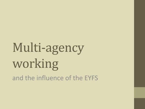 Multiagency | PPT