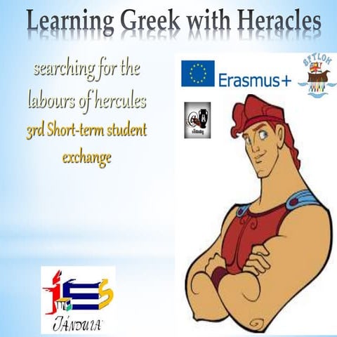 Learning to read Greek with Hercules - Leer Griego con Hércules | PPT