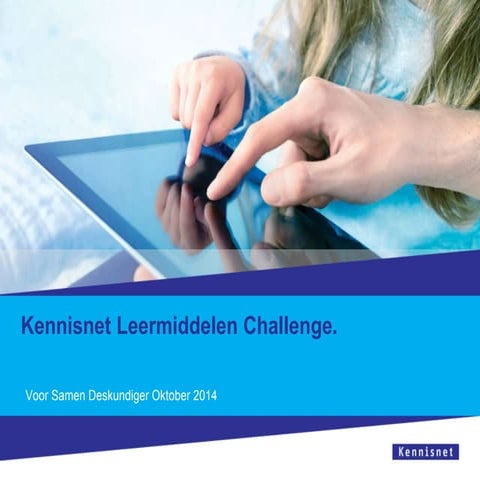 Leermiddelenchallenge sd oktober | PPTX