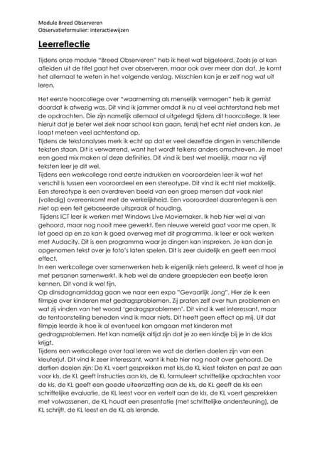 (Normaal) storend gedrag - gedragskenmerken en aanpak | PDF