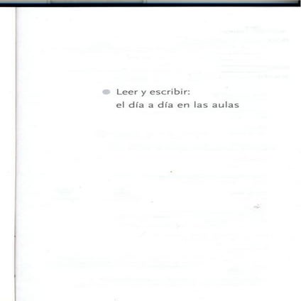 Leer y escribir, el día a día en las aulas ana maría kaufman (coord) | PDF