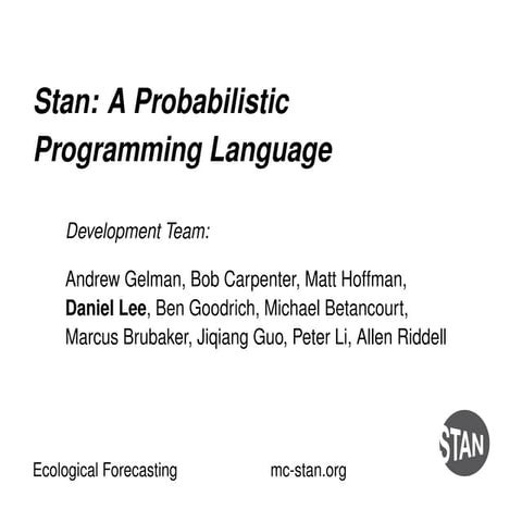 Daniel Lee STAN | PPT